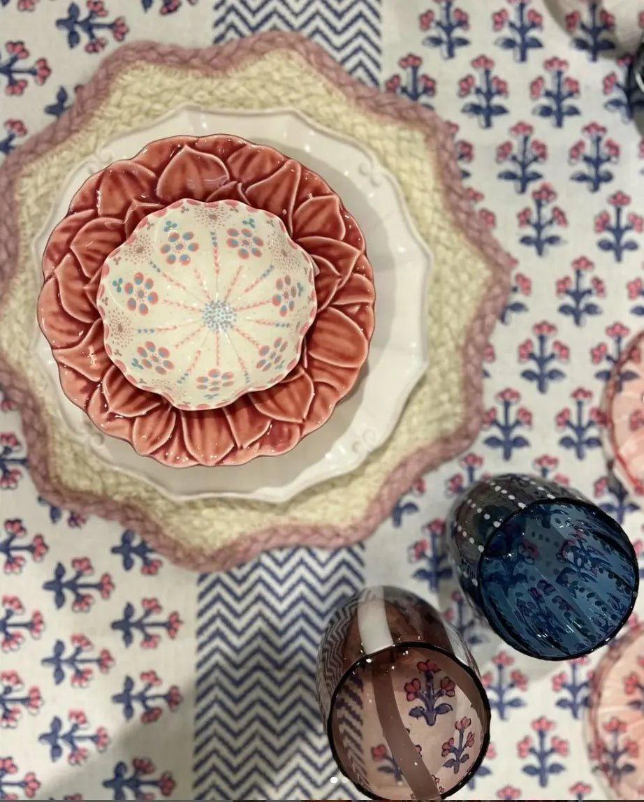 Block Printed Tablecloths · Joanna Wood